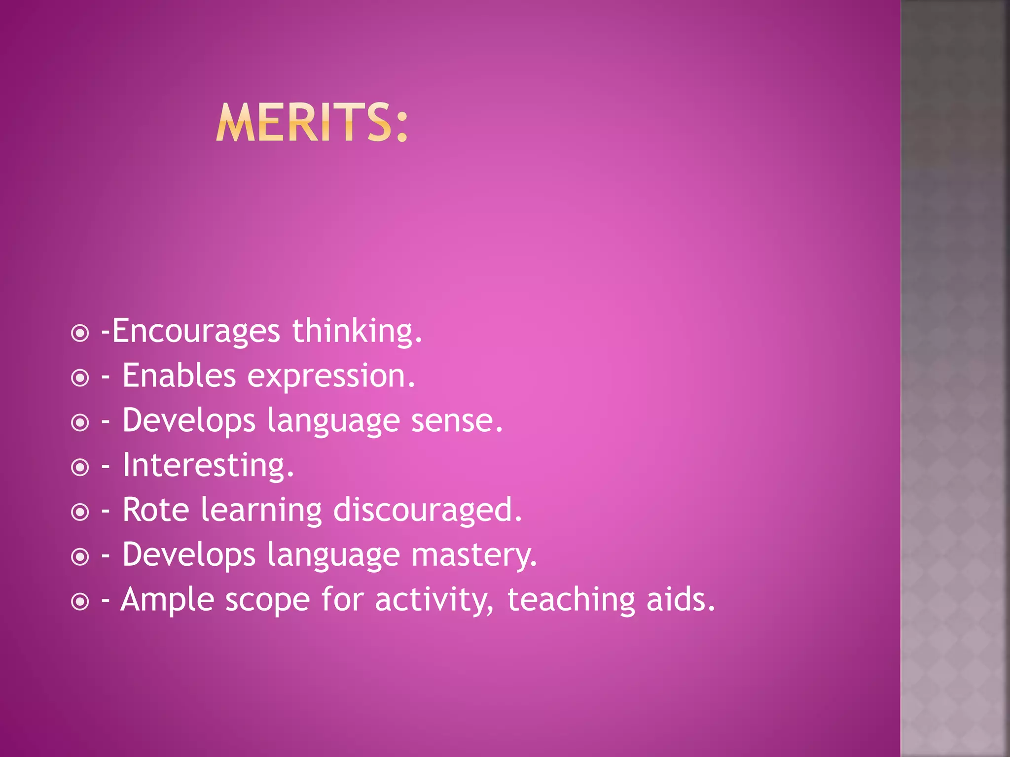 Old methods of teaching english | PPT