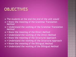 Old methods of teaching english | PPT