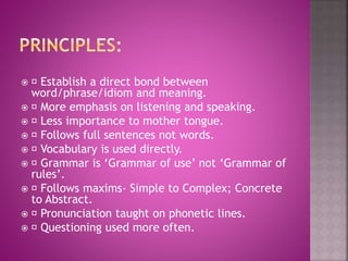 Old methods of teaching english | PPT