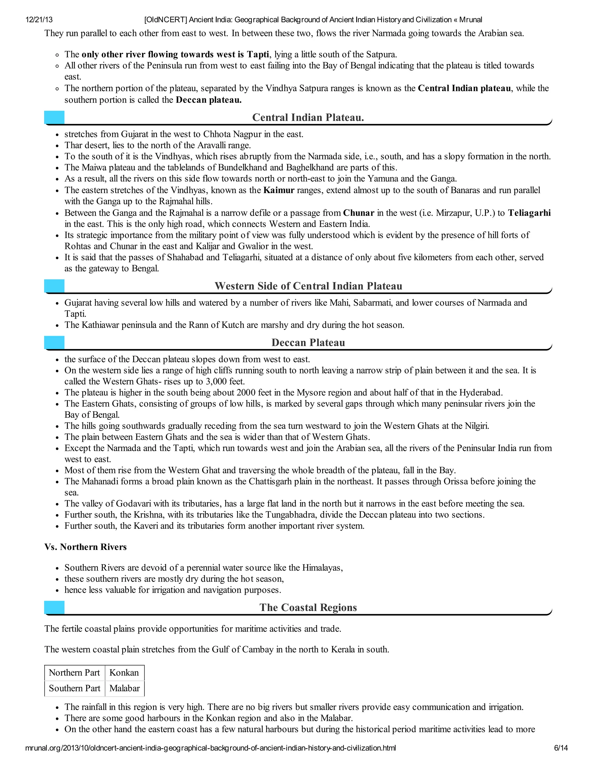 [Old ncert] ancient india geographical background of ancient indian ...