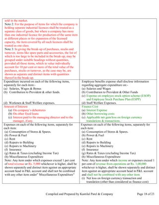 Old v/s New Schedule VI Comparison | PDF