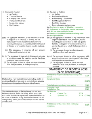 Old v/s New Schedule VI Comparison | PDF