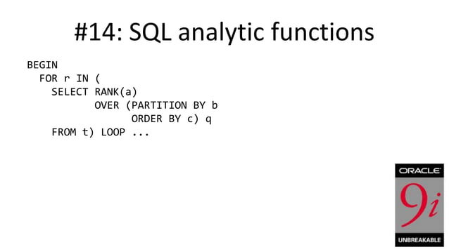 Old Oracle Versions | PPT