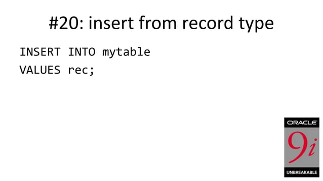 Old Oracle Versions | PPT