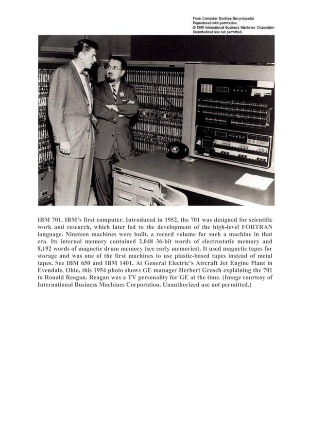 Old photos of the first generation of computers | PDF | Computing ...