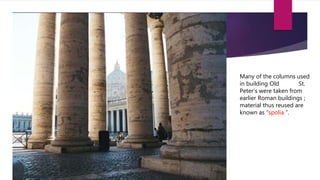 Old saint peter’s basilica ,Rome | PPTX | Christianity | Religion ...