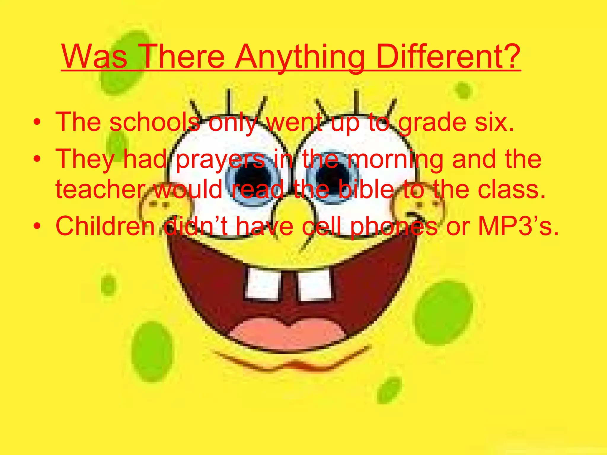 Old school education presentation | PPT