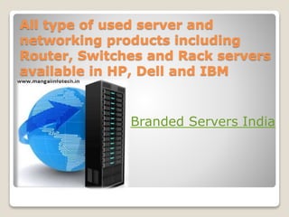 Old servers | PPT