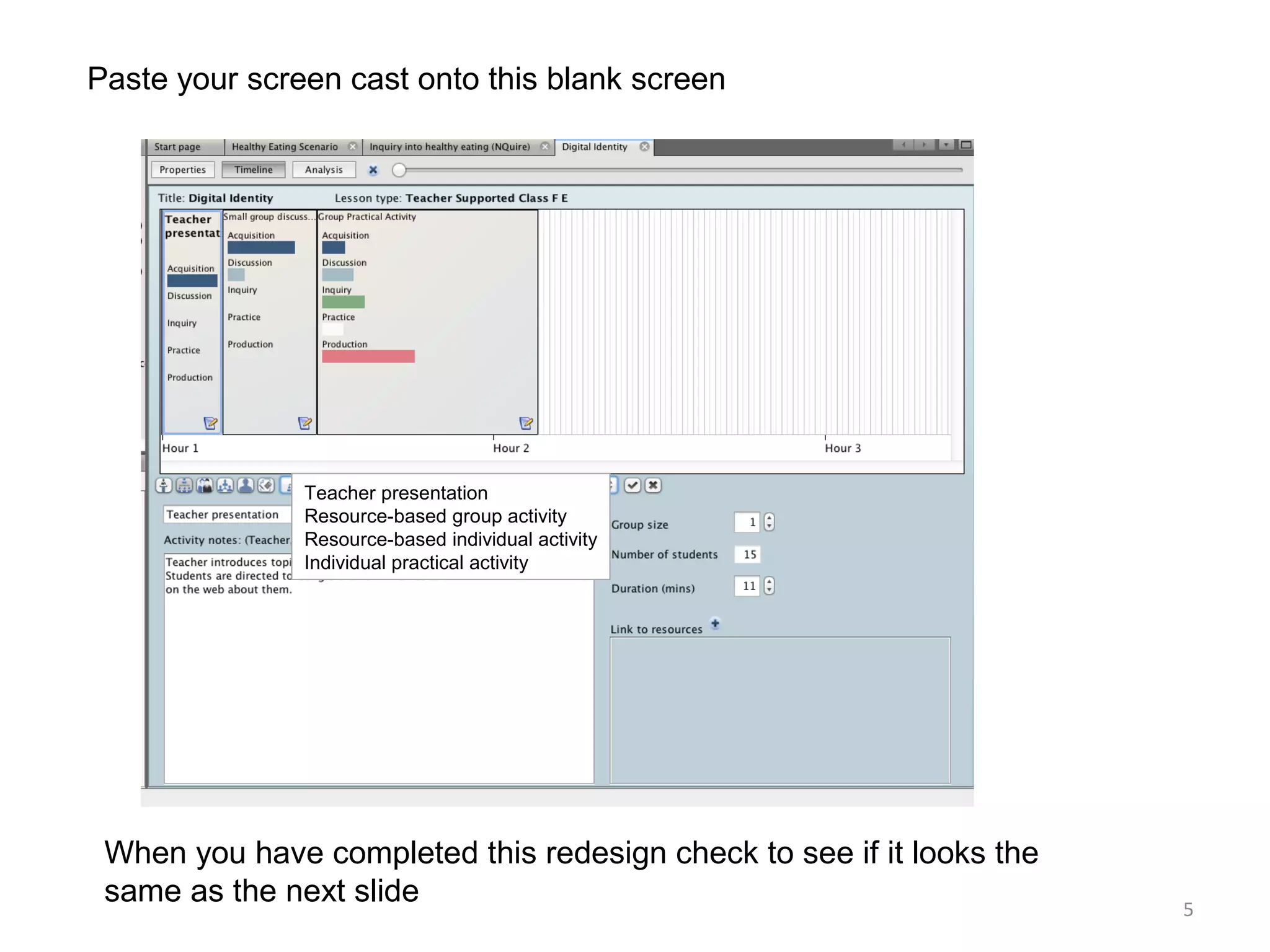 OLDSMOOC Week 5 Activity 2.1: Simple prototyping techniques. Diana ...