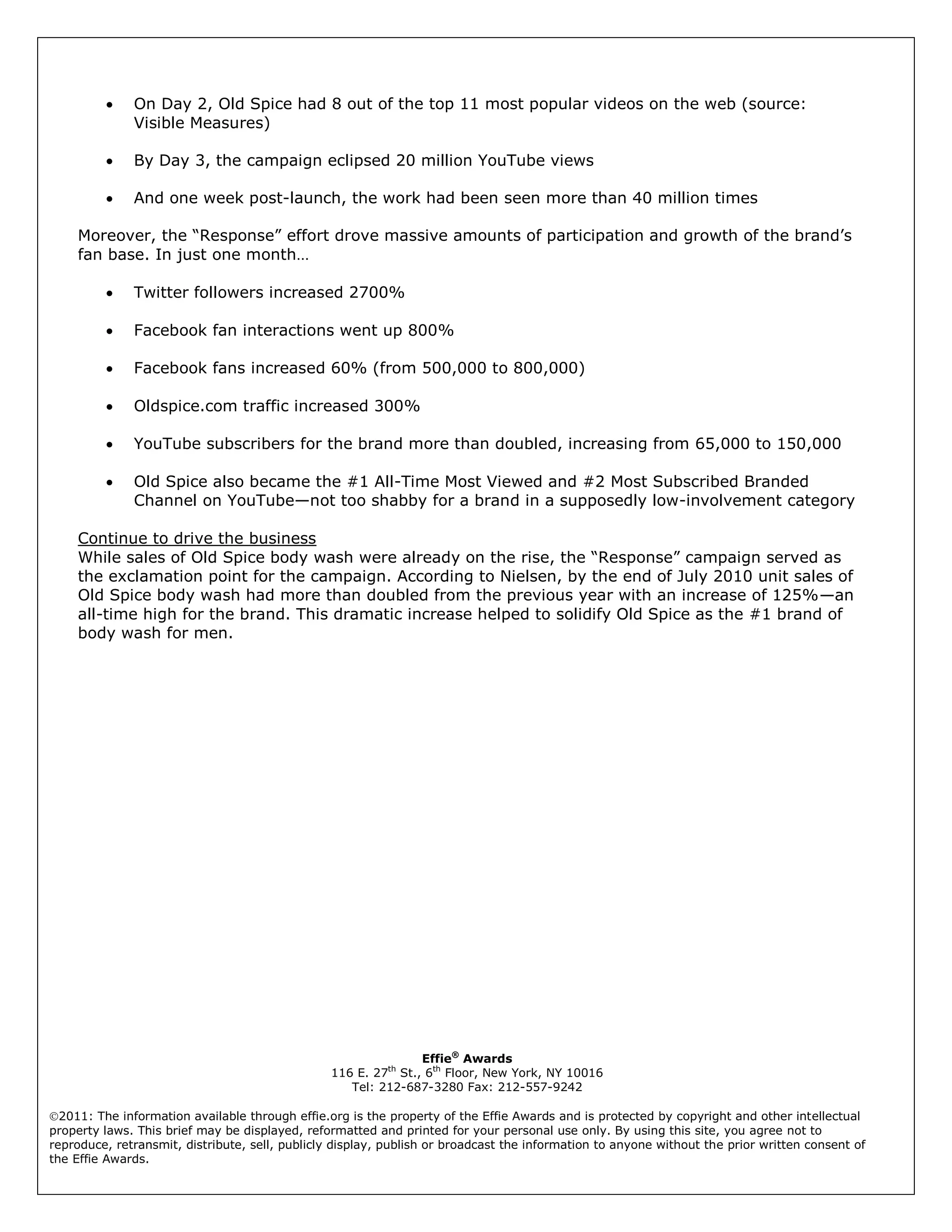 Old spice case study | PDF