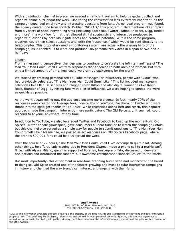 Old spice case study | PDF