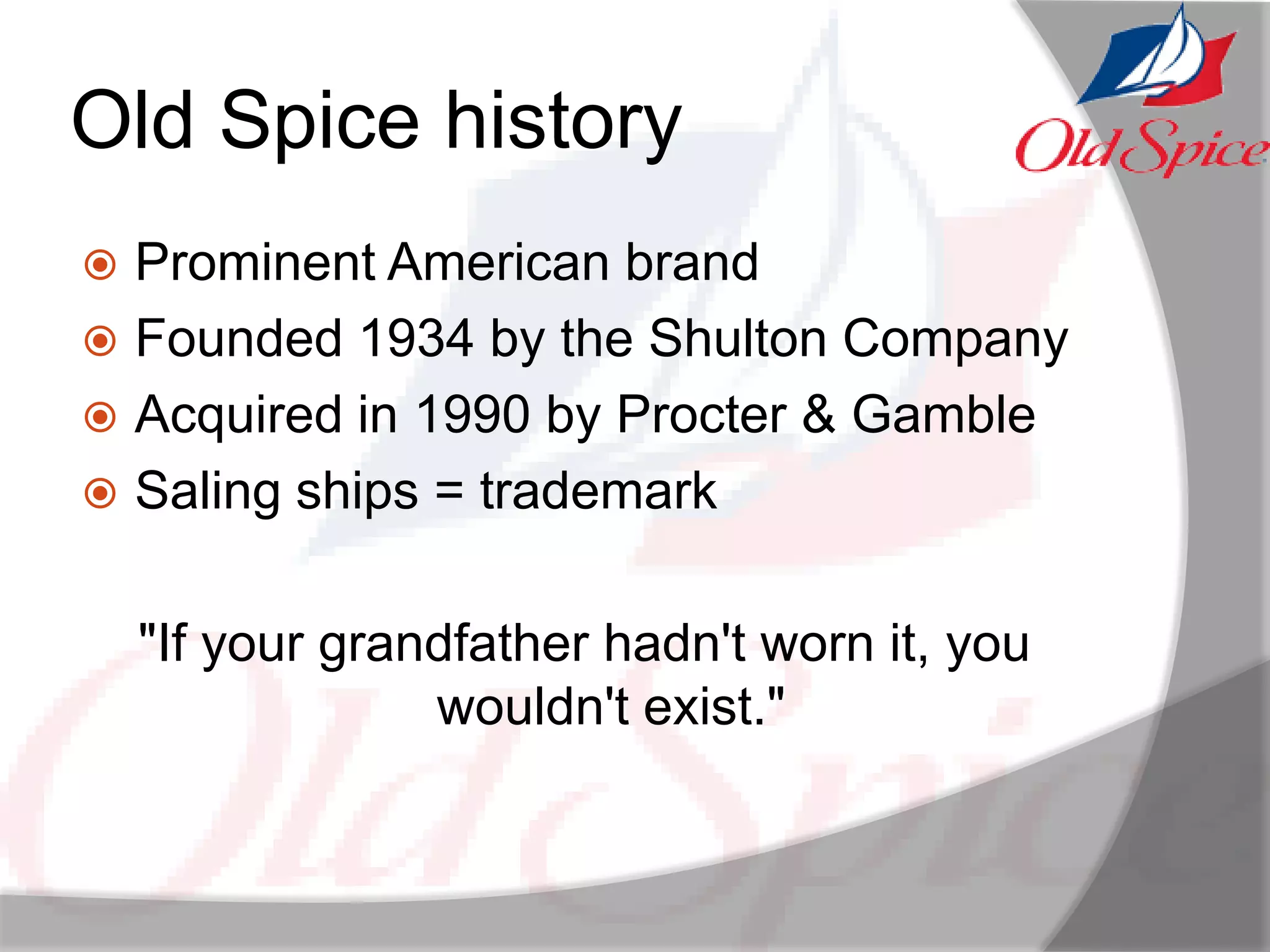 Old spice social media impact on marketing | PPTX
