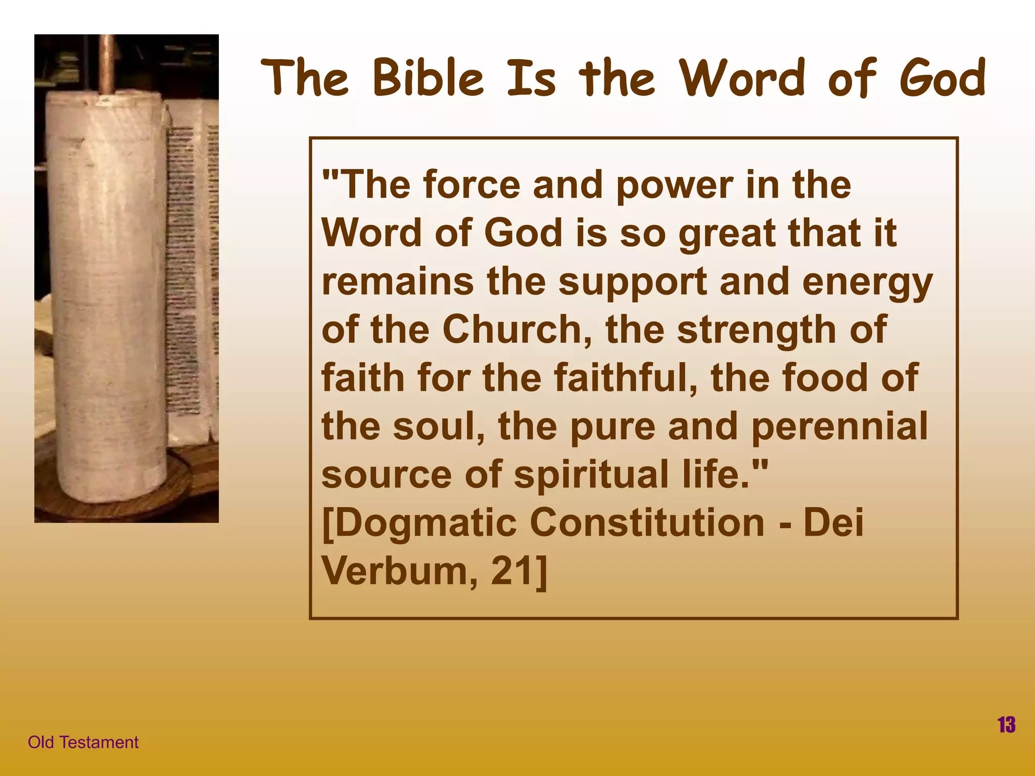 Introduction to the Old testament | PDF