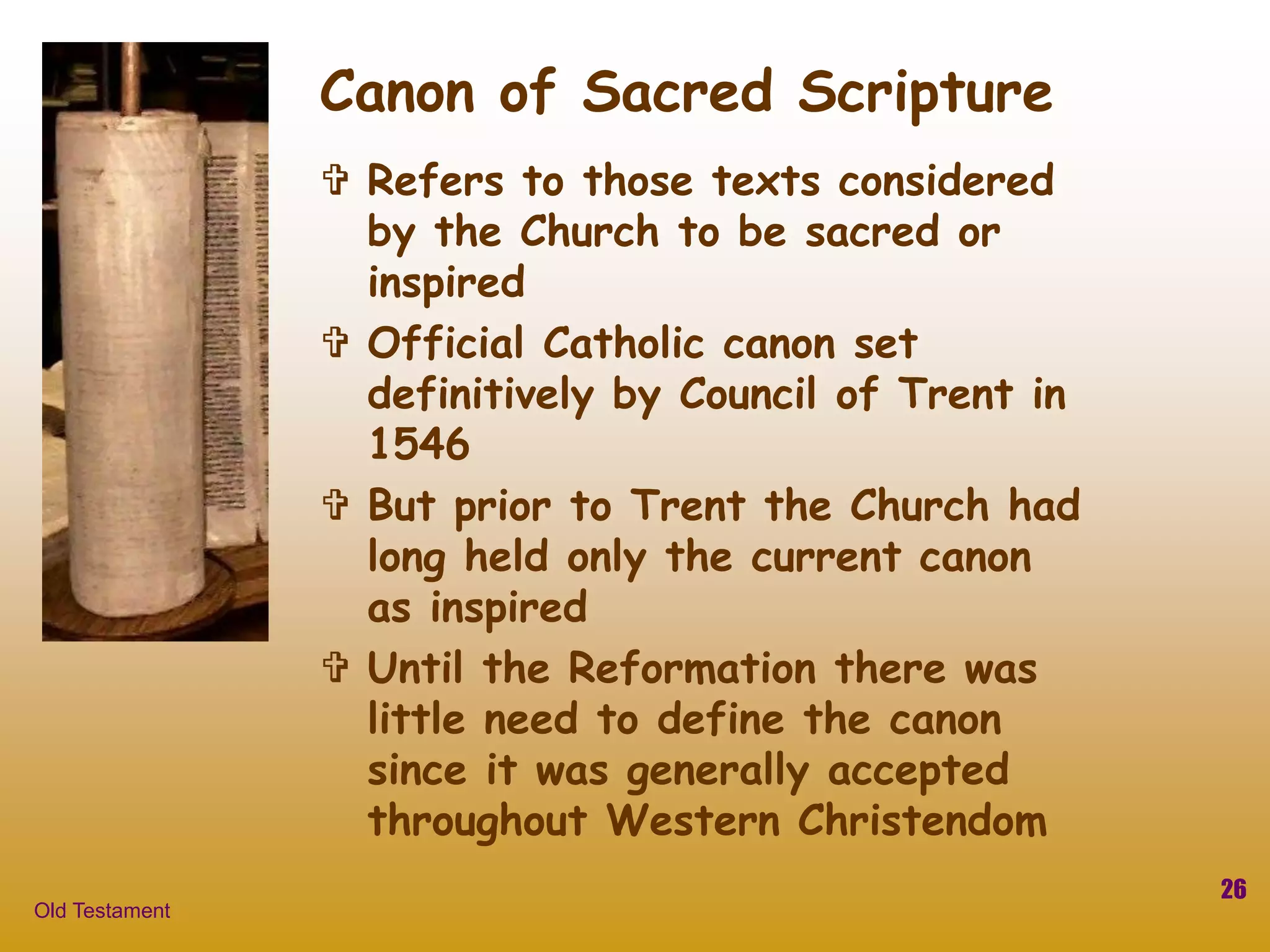 Introduction to the Old testament | PDF