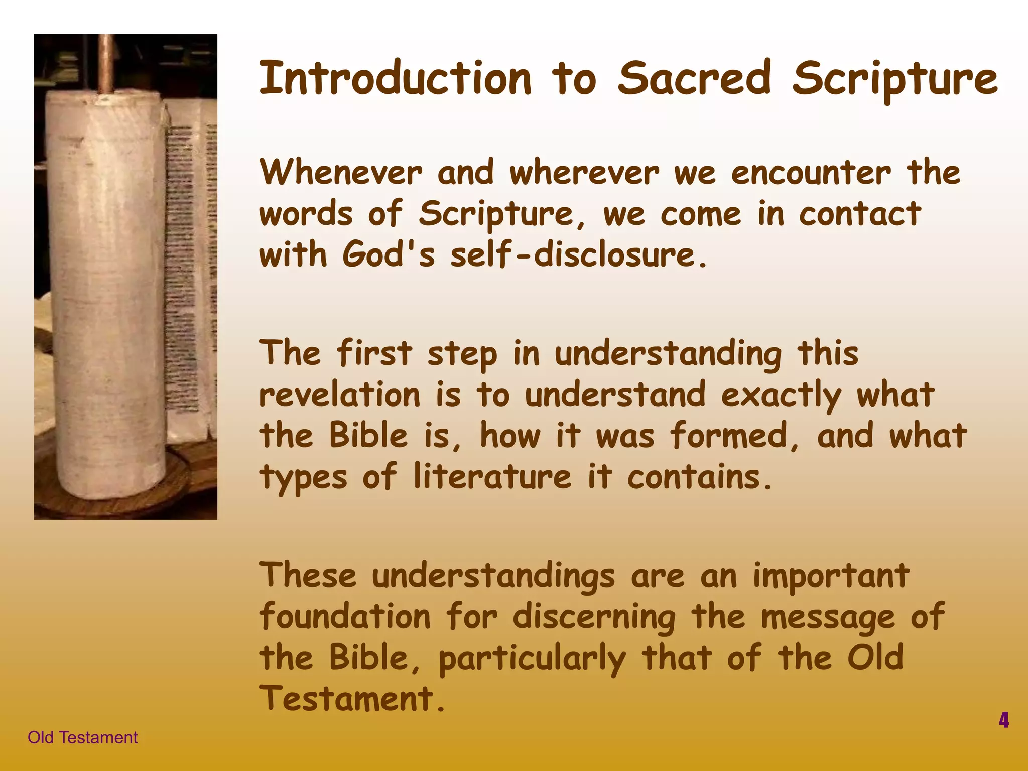 Introduction to the Old testament | PDF