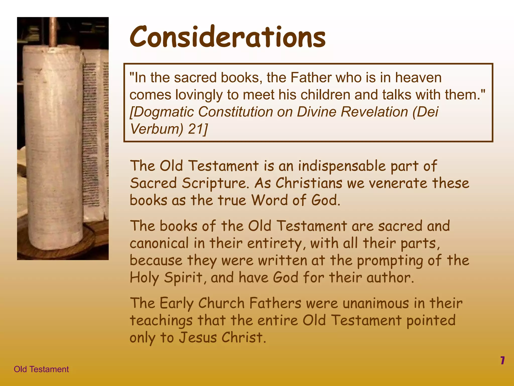 Introduction to the Old testament | PDF