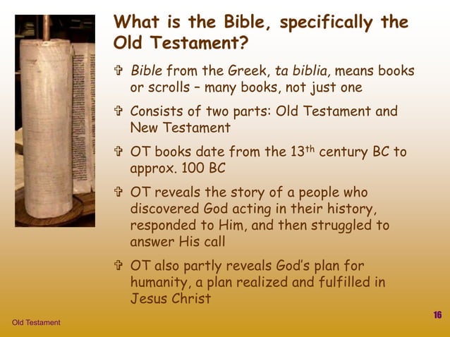 Introduction to the Old testament | PDF