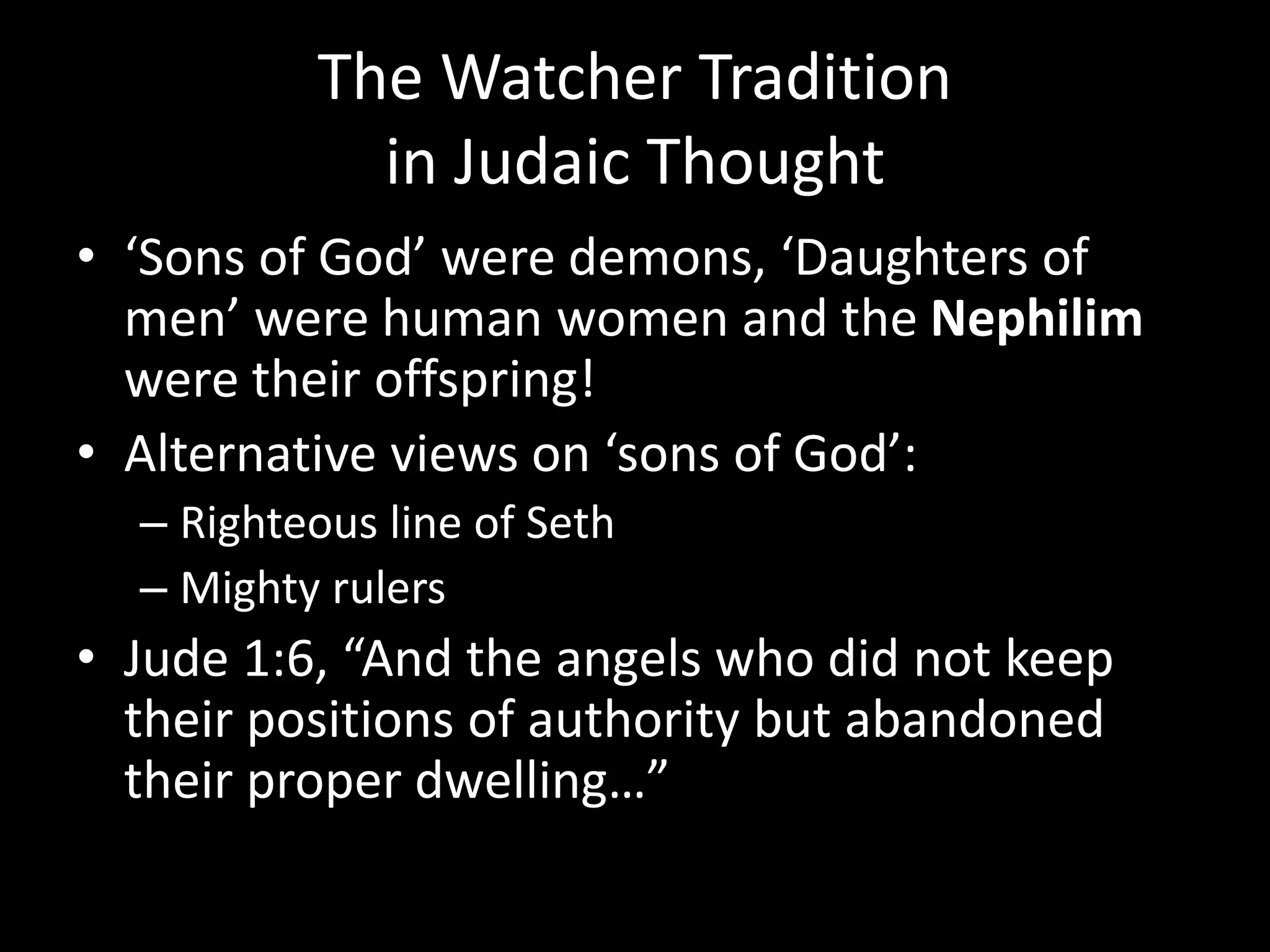 Demons & Angels in the Bible (Old Testament) | PPTX