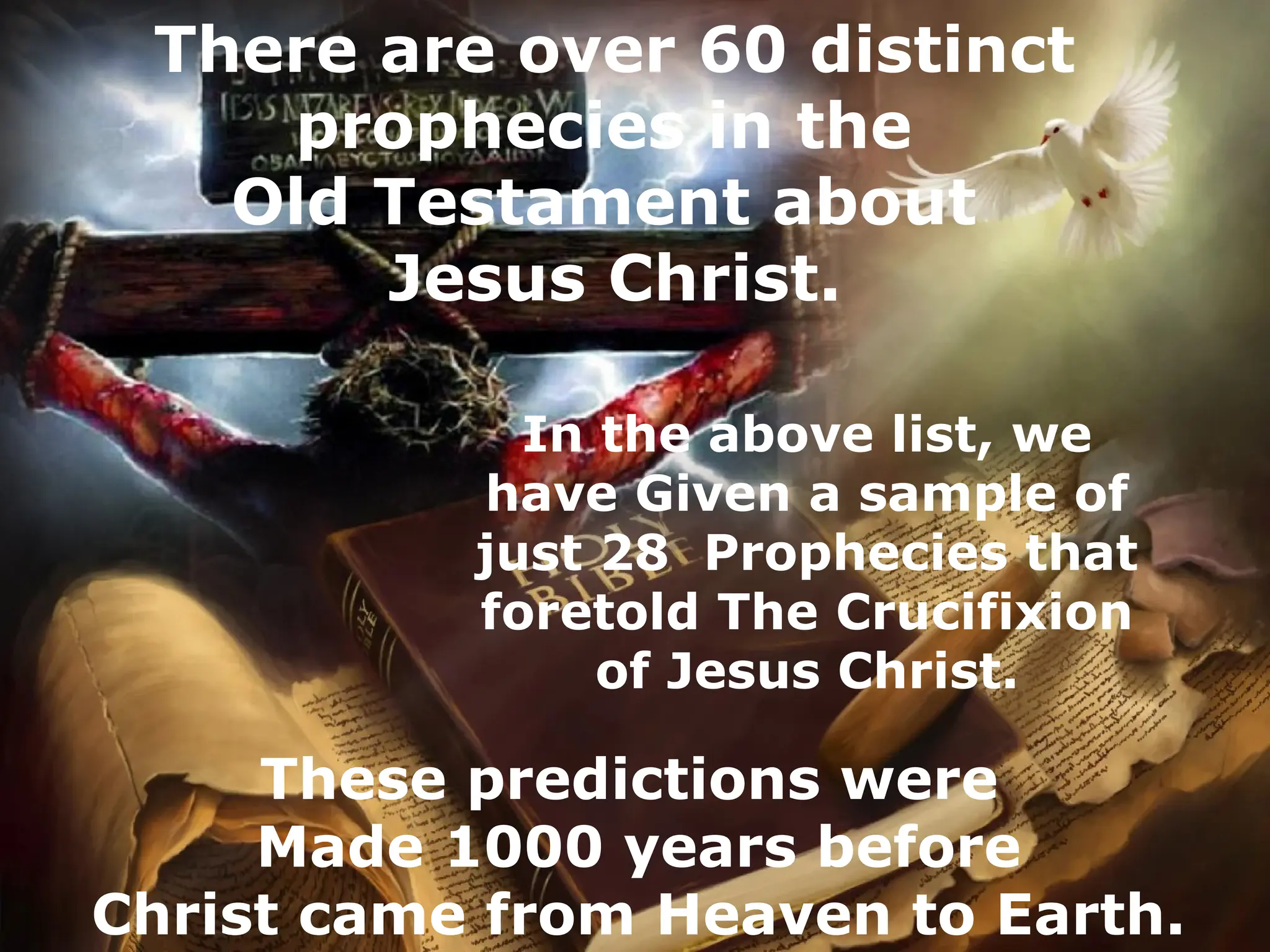 Old Testament Events Foreshadowing the Lord Jesus Christ Vernon Aposaga ...