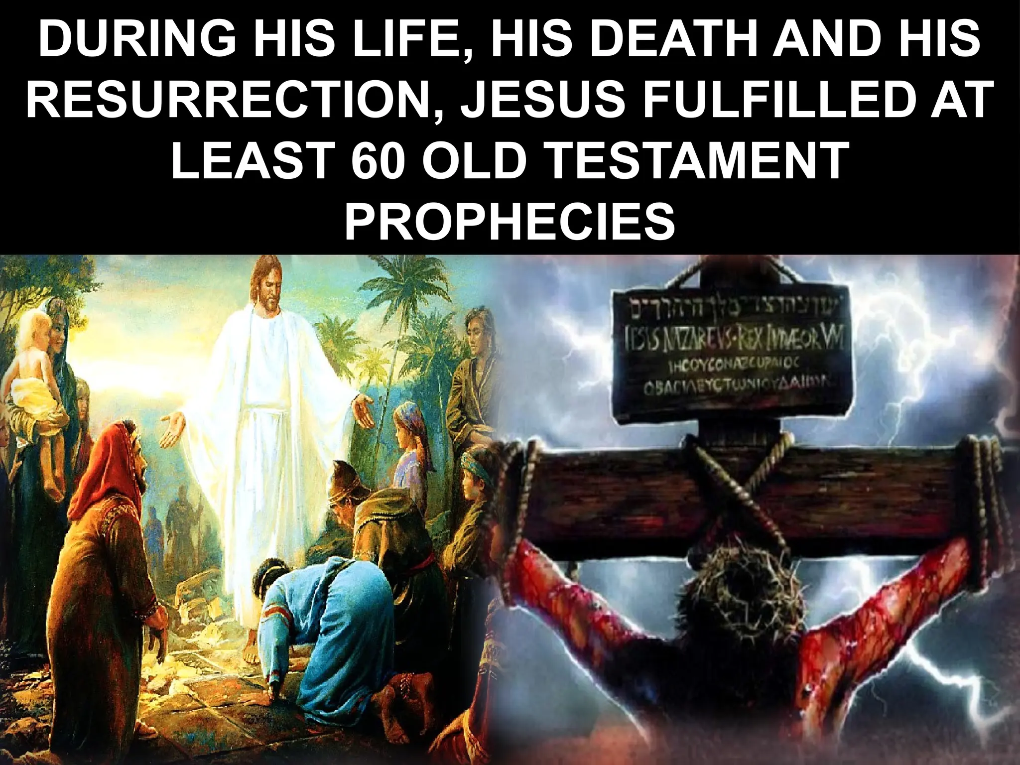 Old Testament Events Foreshadowing the Lord Jesus Christ Vernon Aposaga ...