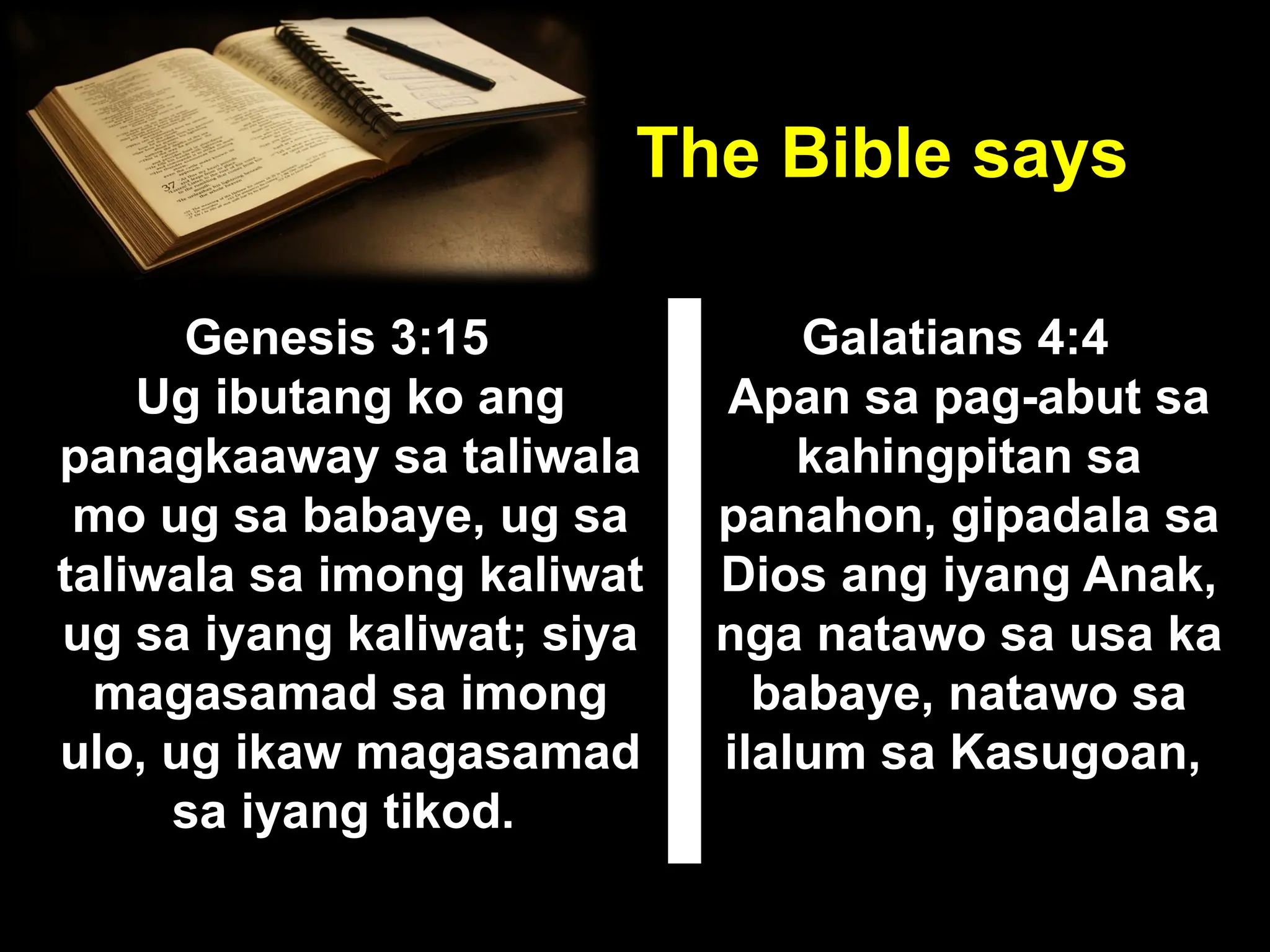 Old Testament Events Foreshadowing the Lord Jesus Christ Vernon Aposaga ...