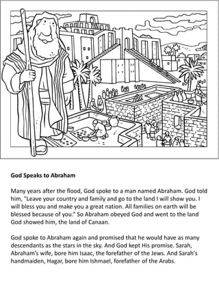 Abraham And The Promise Coloring Pages