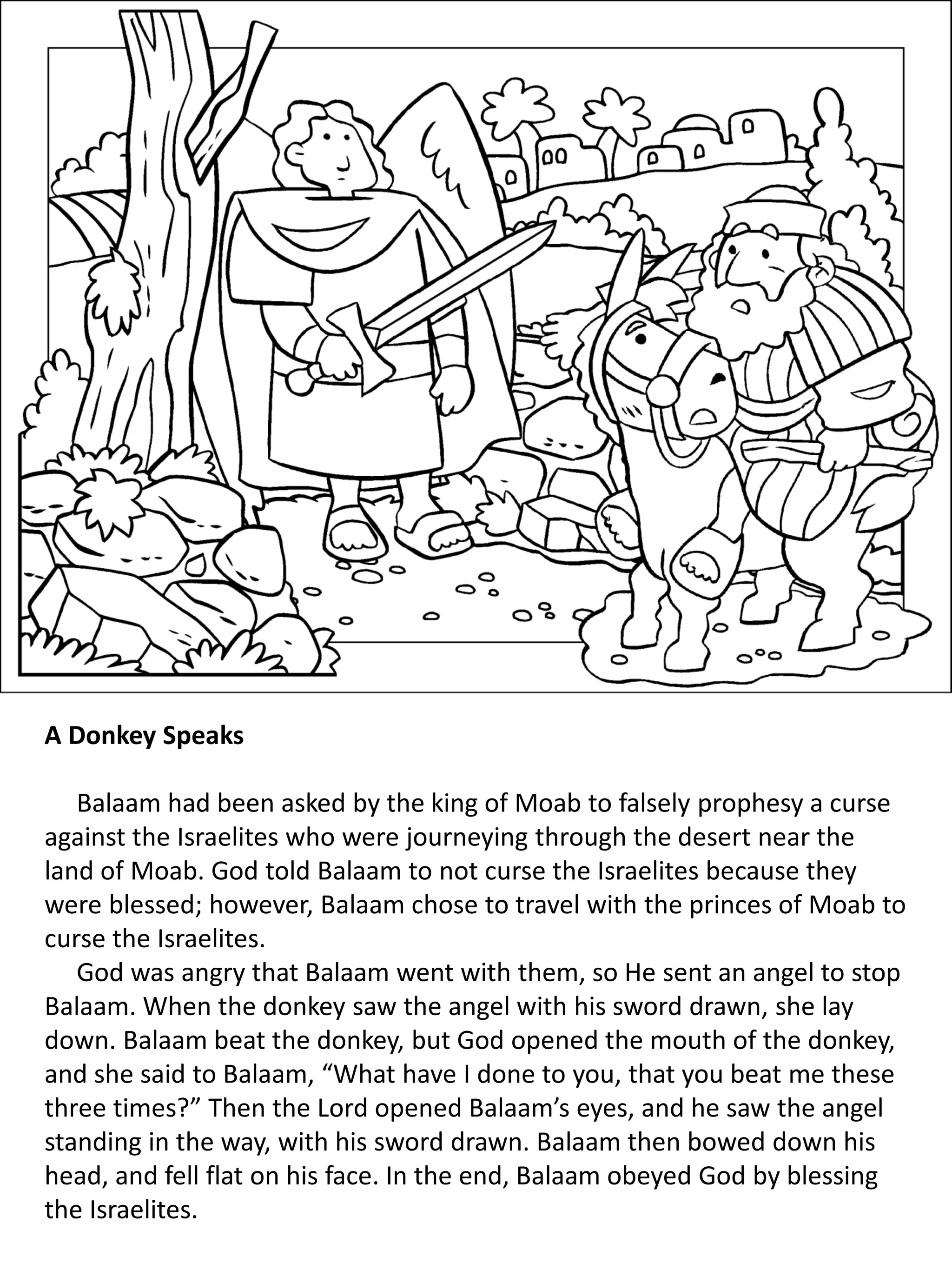 Old Testament Stories for Children - Coloring Book | PDF