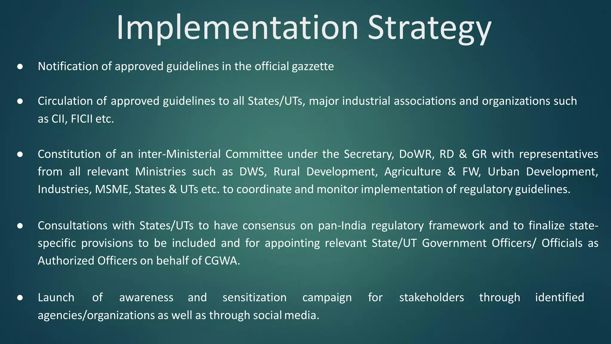 Old vs new CGWA guidelines comparison 2020 | PDF