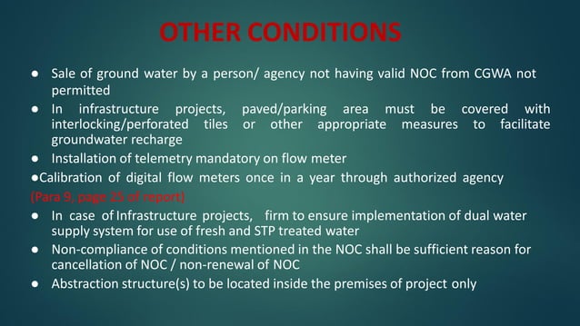 Old vs new CGWA guidelines comparison 2020 | PDF | Agriculture | Industries