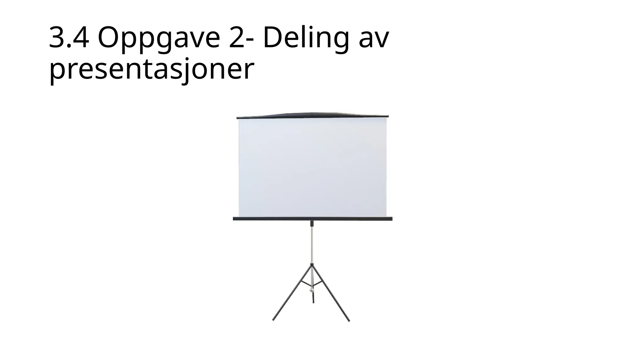 Demo modul 3.4 deling av presentasjon på slideshare | PPTX