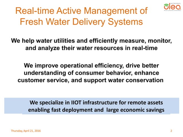 Olea data platform with 3rd party integration scenario 1.1 | PPT