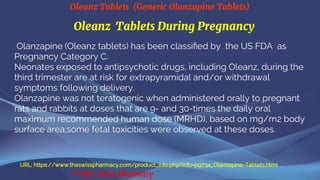 Oleanz Tablets (Generic Olanzapine Tablets) | PDF