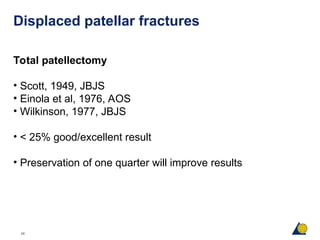 Olecranon fractures and patellar fractures.ppt