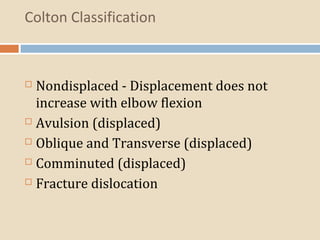 Olecranon fracture | PPT