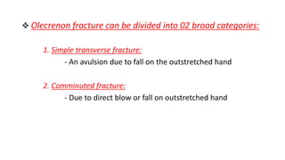 Olecrenon fracture | PPT