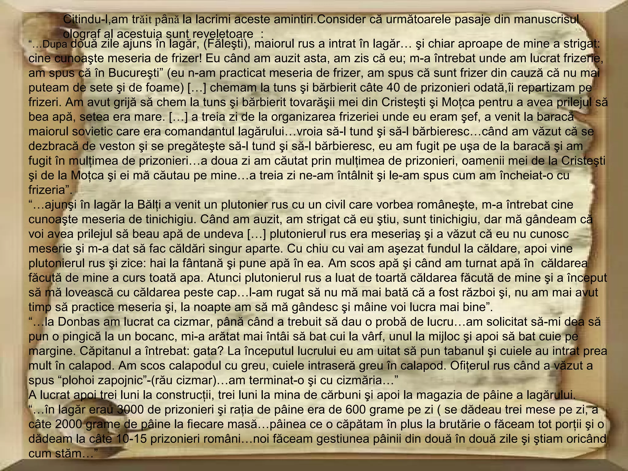 O lectie de patriotism local | PPT
