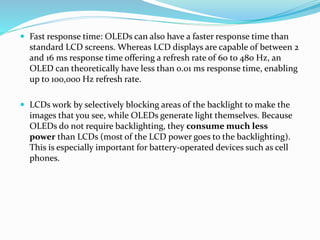 Organic light emitting diodes | PPT