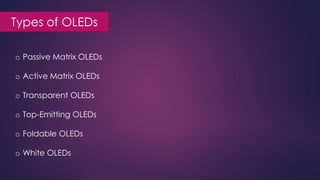 OLED Technology | PPTX