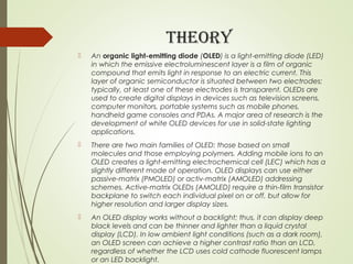 Oled | PPT