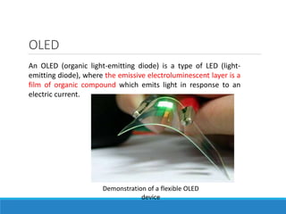 Organic LED's | PPTX | Chemistry | Science