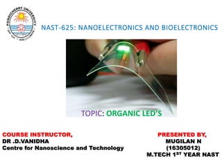 Organic LED's | PPT