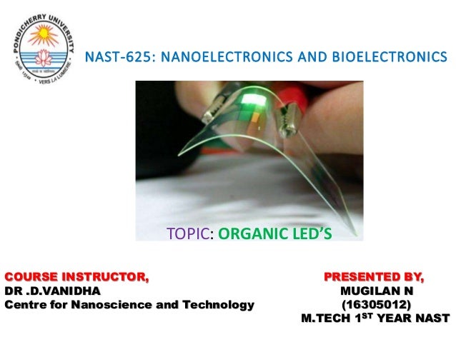 Organic LED's
