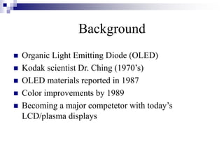 Oled | PPT