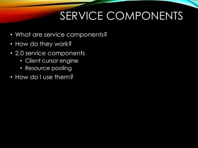 OLE DB 2.0 Architecture - Supporting Remote Data Exchange | PPT