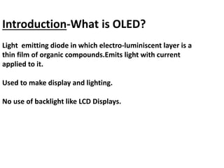 Oled | PPT