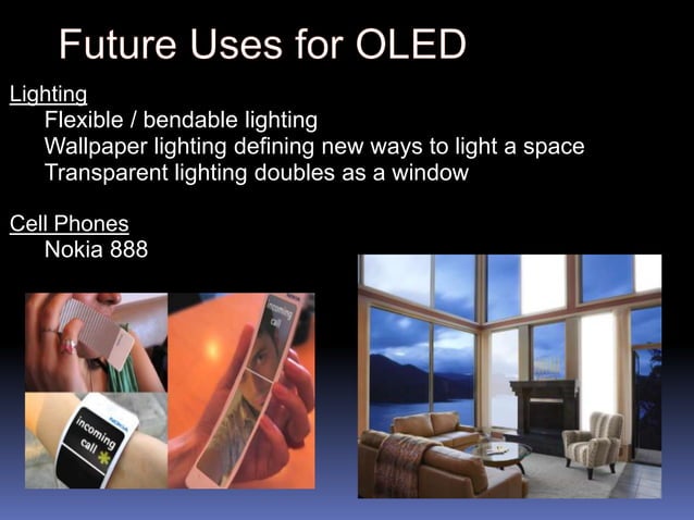 Organic light emitting diode (oled) | PPTX | Chemistry | Science