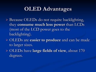 Oled+ppt sid | PPT