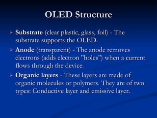 Oled+ppt sid | PPT