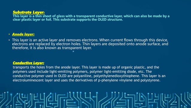 Oled semiconductors | PPT