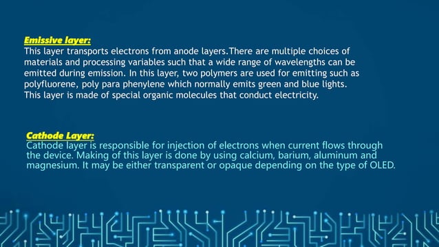 Oled semiconductors | PPT